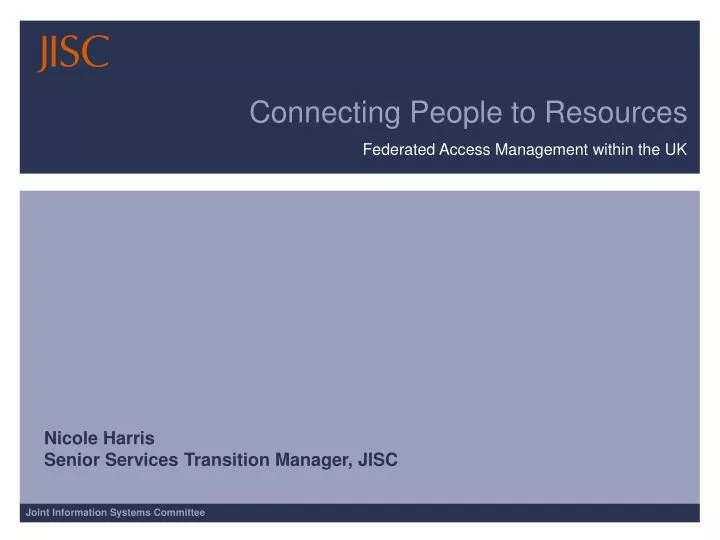 PPT - Connecting People to Resources PowerPoint Presentation, free ...