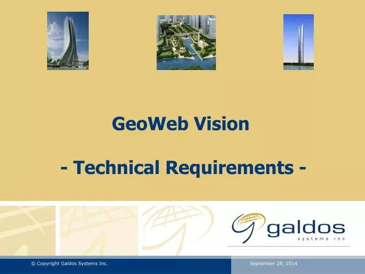 PPT - GeoWeb Vision - Technical Requirements - PowerPoint Presentation - ID:4903647