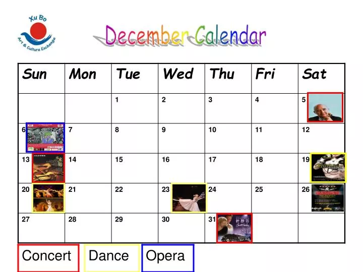 PPT - December Calendar PowerPoint Presentation, free download - ID:4903687