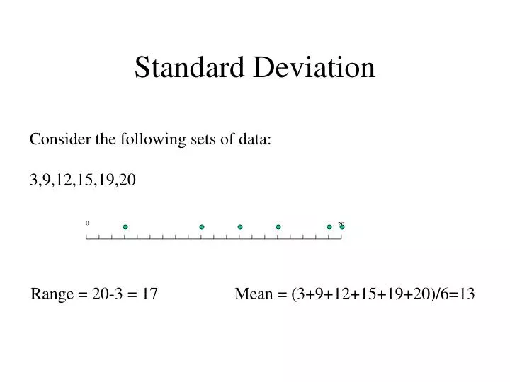 PPT - Standard Deviation PowerPoint Presentation, free download - ID ...