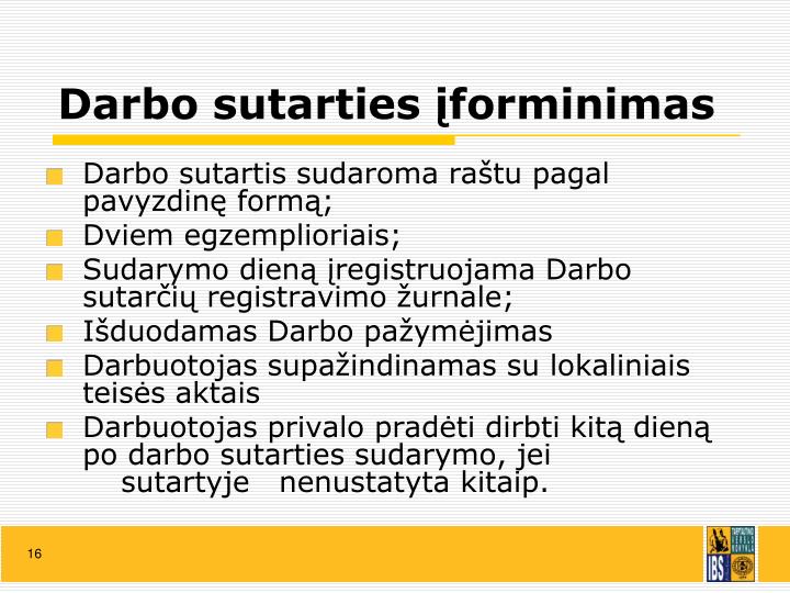 PPT - Darbo sutartis PowerPoint Presentation - ID:4906404