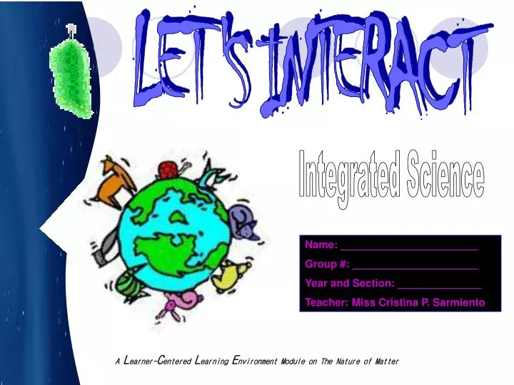 PPT - Integrated Science PowerPoint Presentation, free download - ID ...