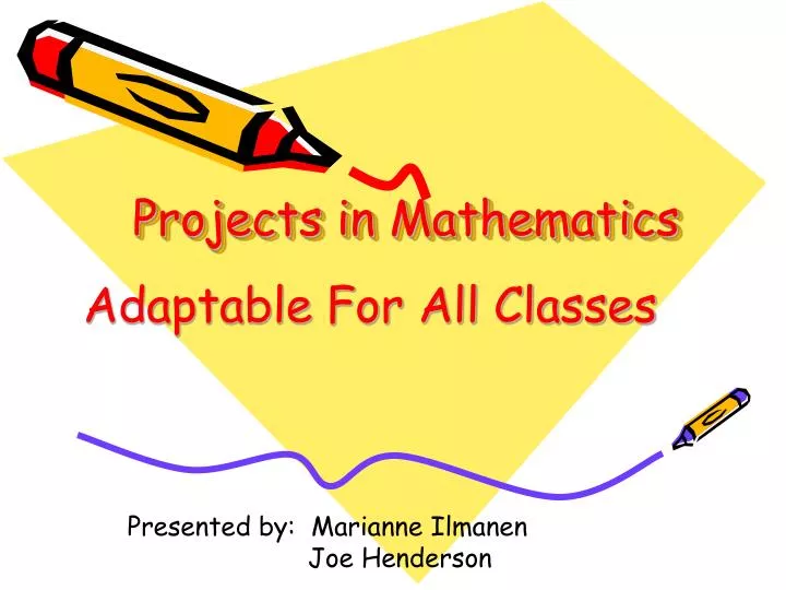 PPT - Projects in Mathematics PowerPoint Presentation, free download ...