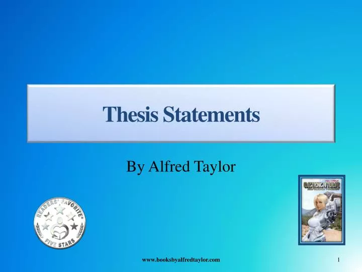 PPT - Thesis Statements PowerPoint Presentation, free download - ID:4907918