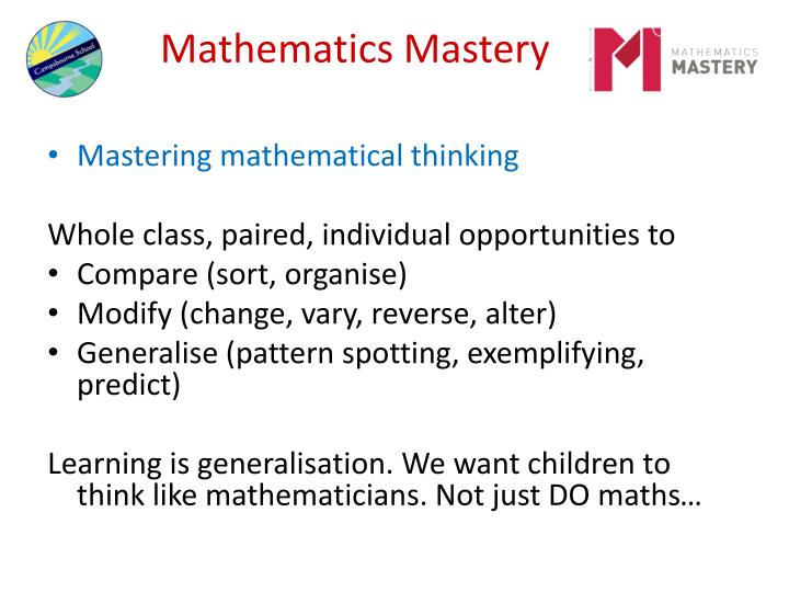 PPT - Mathematics Mastery PowerPoint Presentation - ID:4908505