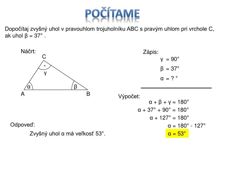 PPT - UHLY V TROJUHOLNÍKU PowerPoint Presentation - ID:4908715