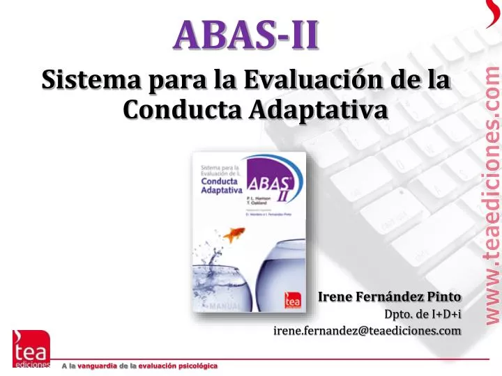 PPT - ABAS-II Sistema para la Evaluación de la Conducta Adaptativa ...