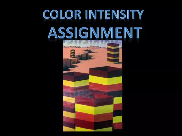 PPT - Color intensity assignment PowerPoint Presentation, free download ...
