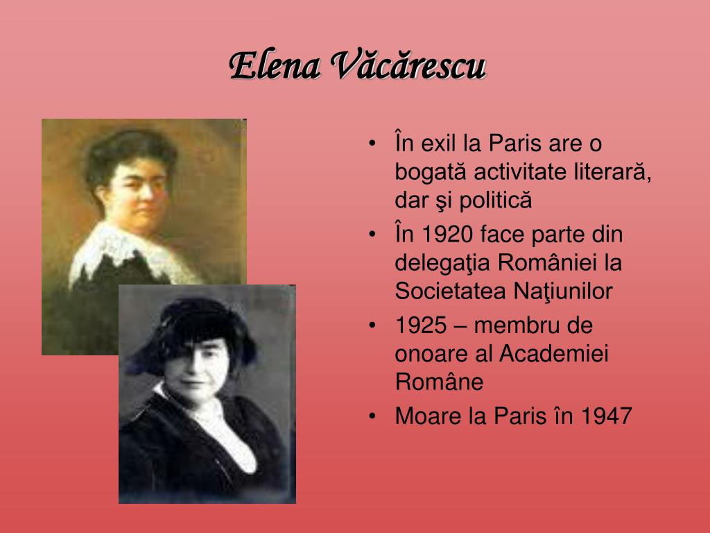 PPT - FEMEI CELEBRE DIN ROMÂNIA PowerPoint Presentation, free download ...