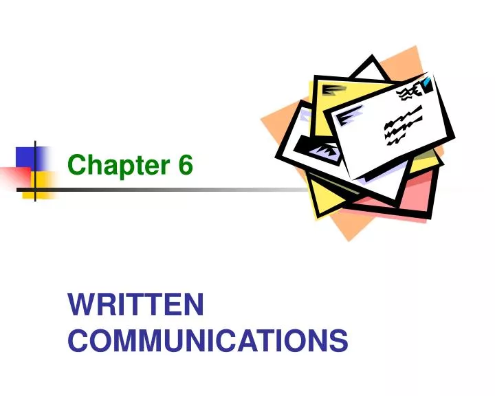 PPT - WRITTEN COMMUNICATIONS PowerPoint Presentation, free download ...