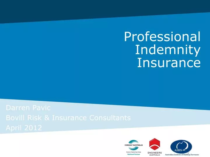 PPT - Professional Indemnity Insurance PowerPoint Presentation, free ...