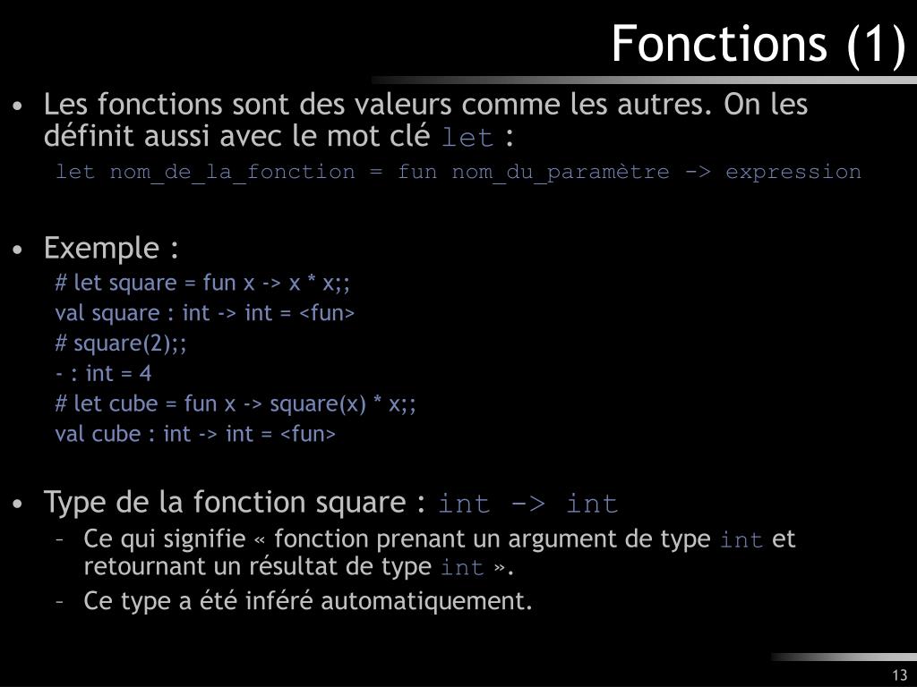 Ppt Introduction à Objective Caml Powerpoint Presentation Free