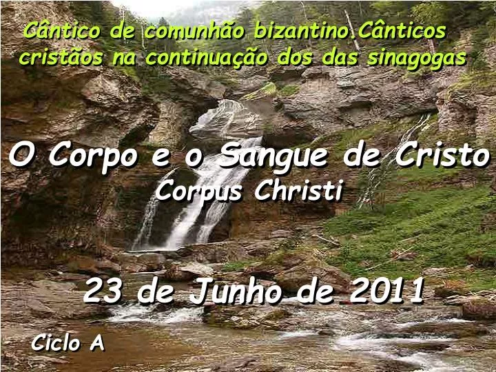 PPT - Ciclo A PowerPoint Presentation, free download - ID:4917538