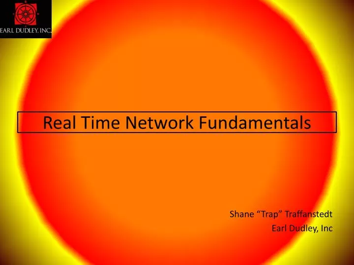 PPT - Real Time Network Fundamentals PowerPoint Presentation, free ...