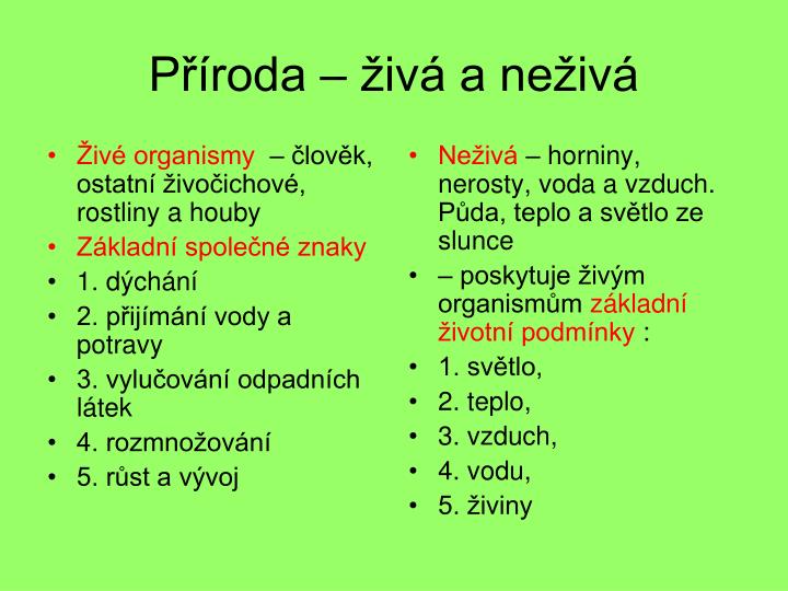 PPT - Rostliny a živočichové PowerPoint Presentation - ID:4918985