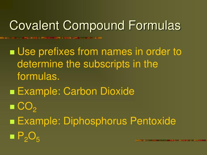 PPT - Covalent Compounds PowerPoint Presentation - ID:4919761