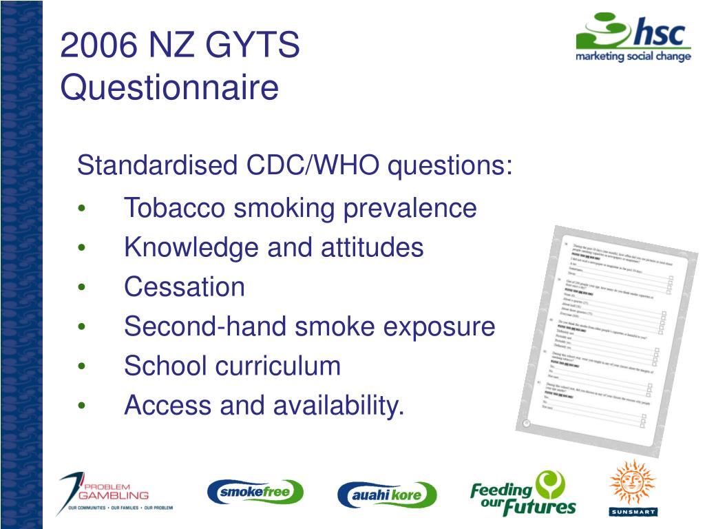 PPT - Oceania Tobacco Control Conference Presentation on the 2006 NZ ...