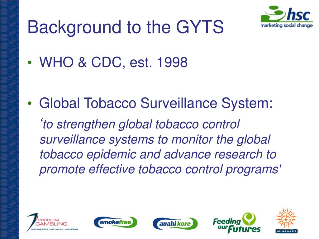 PPT - Oceania Tobacco Control Conference Presentation on the 2006 NZ ...