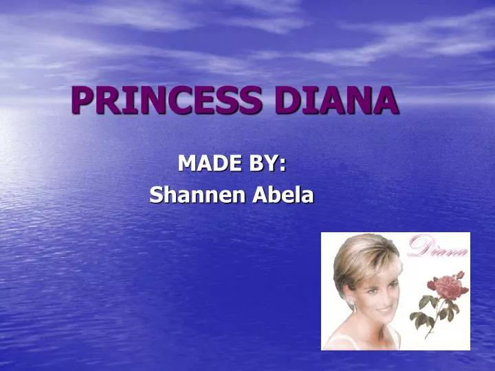PPT - PRINCESS DIANA PowerPoint Presentation, free download - ID:4920398