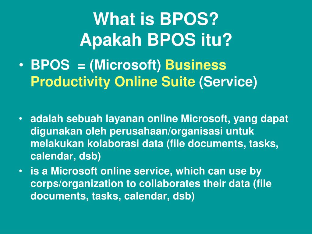 PPT - INTRO (TO BPOS) PowerPoint Presentation, free download - ID:4920983 PPT - INTRO (TO BPOS) PowerPoint Presentation, free download - ID:4920983