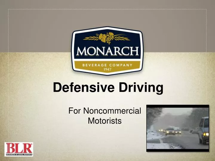 PPT - Defensive Driving PowerPoint Presentation, free download - ID:4921153