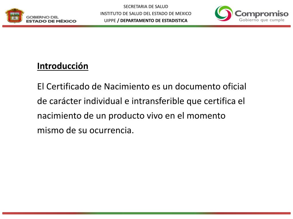Ppt Subsistema De Información Sobre Nacimientos Powerpoint