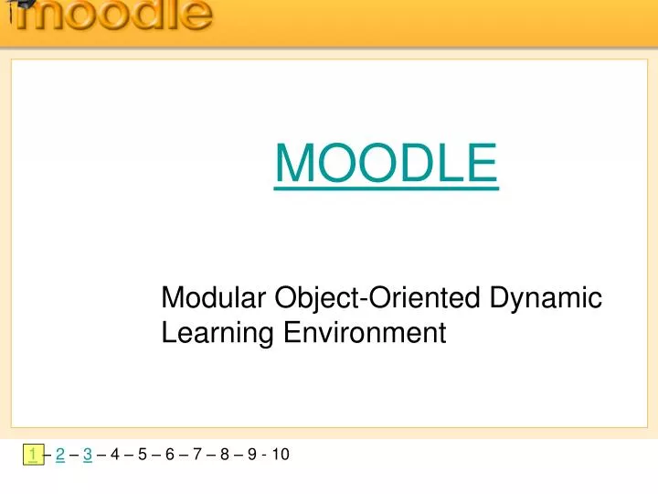 PPT - MOODLE PowerPoint Presentation, free download - ID:4923704