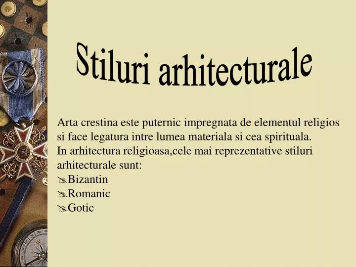 PPT - Stiluri arhitecturale PowerPoint Presentation, free download - ID ...