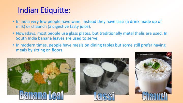 PPT - INDIAN TABLE MANNERS PowerPoint Presentation - ID:4924065