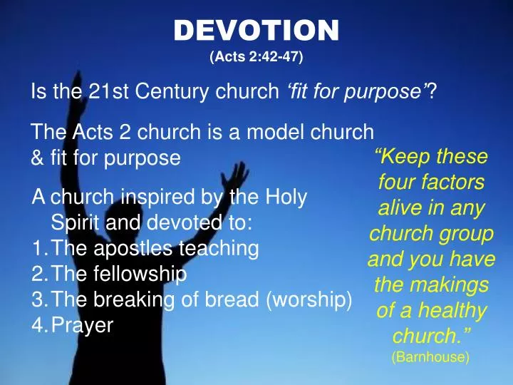 PPT DEVOTION Acts 2 42 47 PowerPoint Presentation Free Download PPT DEVOTION Acts 2 42 47 PowerPoint Presentation Free Download