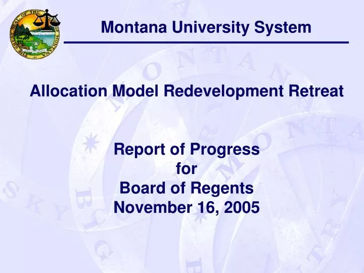 PPT - Montana University System PowerPoint Presentation, free download ...