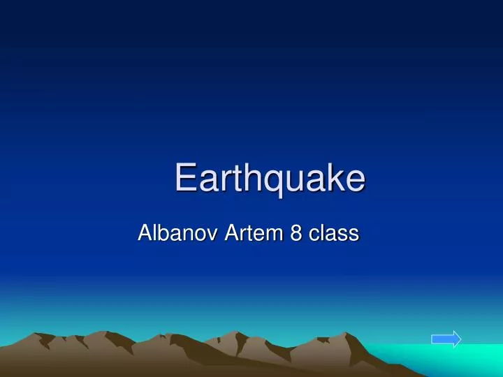 Ppt Earthquakes Powerpoint Presentation Free Download
