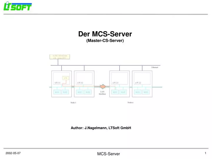 PPT - Der MCS-Server (Master-CS-Server) PowerPoint Presentation, free ...