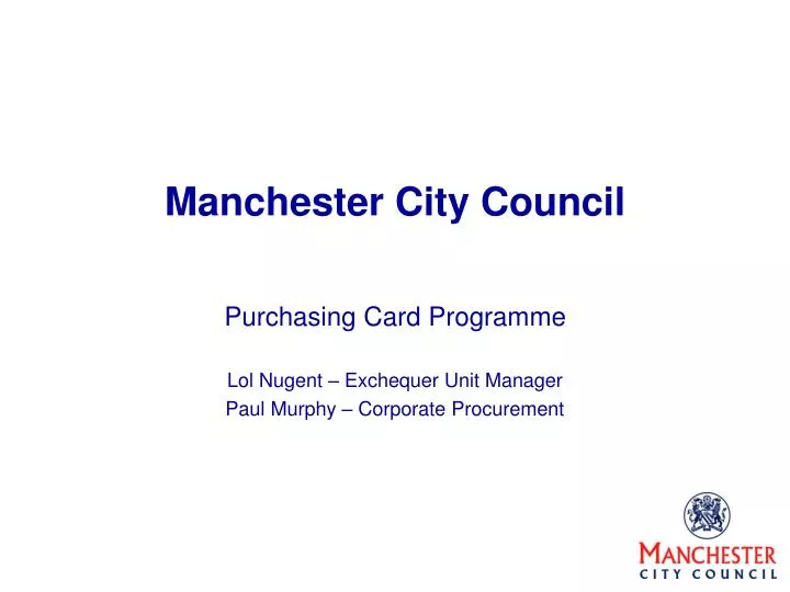 PPT - Manchester City Council PowerPoint Presentation, free download ...