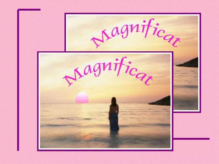 PPT - La mia anima canta la grandezza del Signore PowerPoint ...