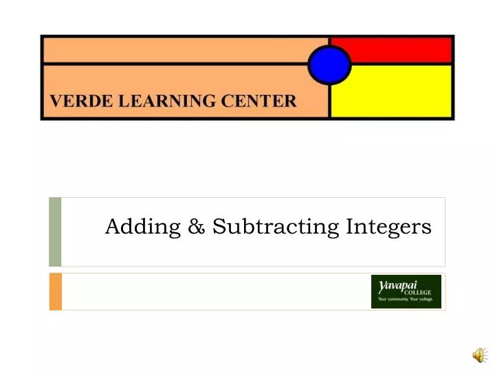 PPT - Adding & Subtracting Integers PowerPoint Presentation, free ...