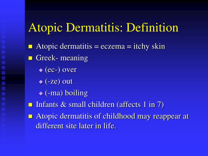 PPT - Atopic Dermatitis PowerPoint Presentation - ID:4929119