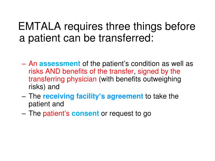PPT - EMTALA : It’s the law …. PowerPoint Presentation - ID:4929556
