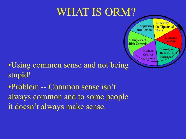 PPT - Operational Risk Management (ORM) PowerPoint Presentation - ID ...