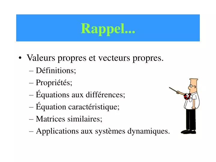 PPT - Rappel... PowerPoint Presentation, free download - ID:4931780