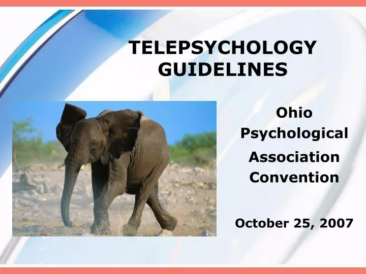 PPT - TELEPSYCHOLOGY GUIDELINES PowerPoint Presentation, free download ...