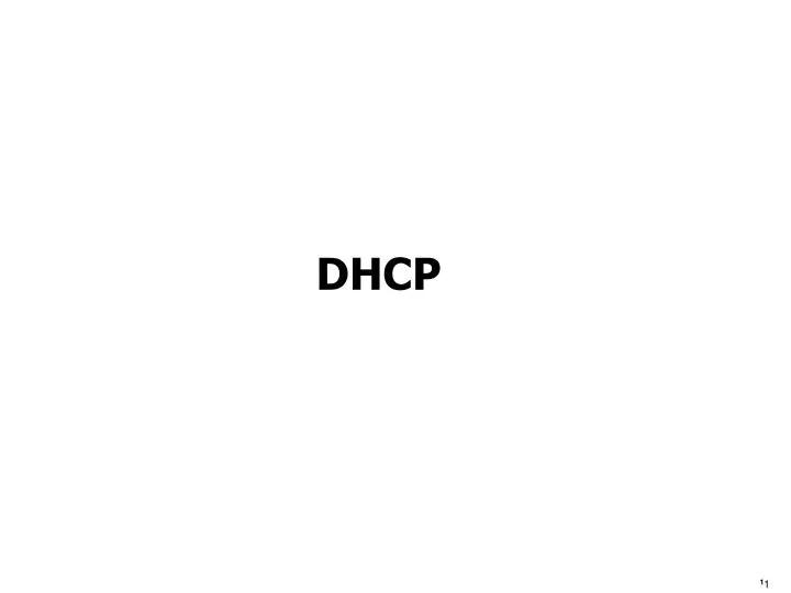 PPT - DHCP PowerPoint Presentation, free download - ID:4932359