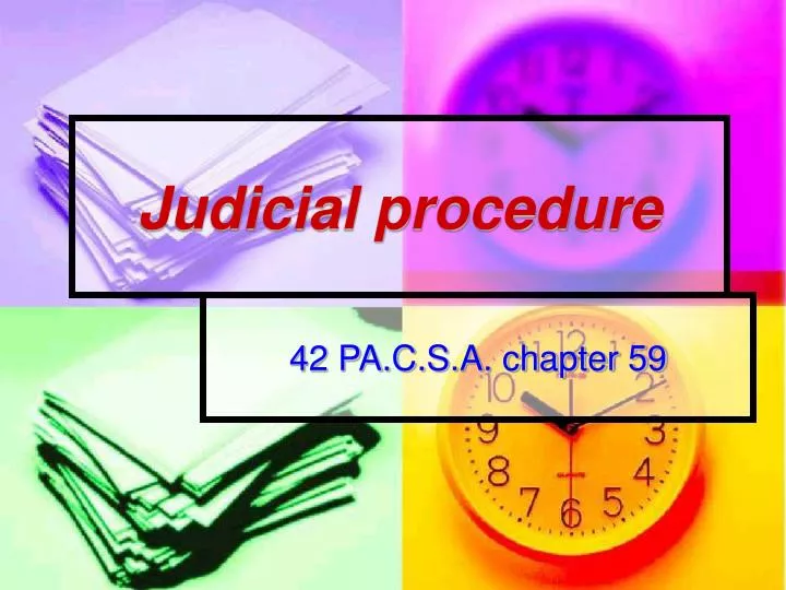 PPT - Judicial procedure PowerPoint Presentation, free download - ID ...