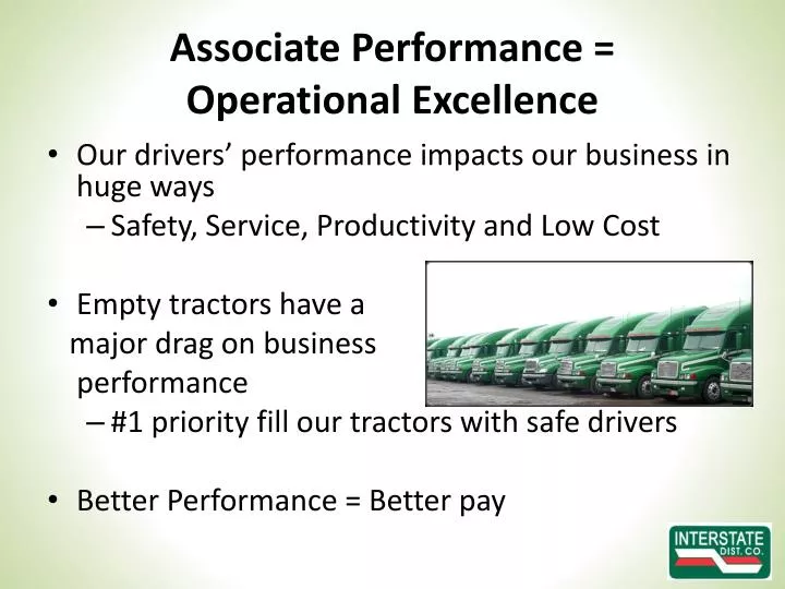PPT - Associate Performance = Operational Excellence PowerPoint ... PPT - Associate Performance = Operational Excellence PowerPoint ...