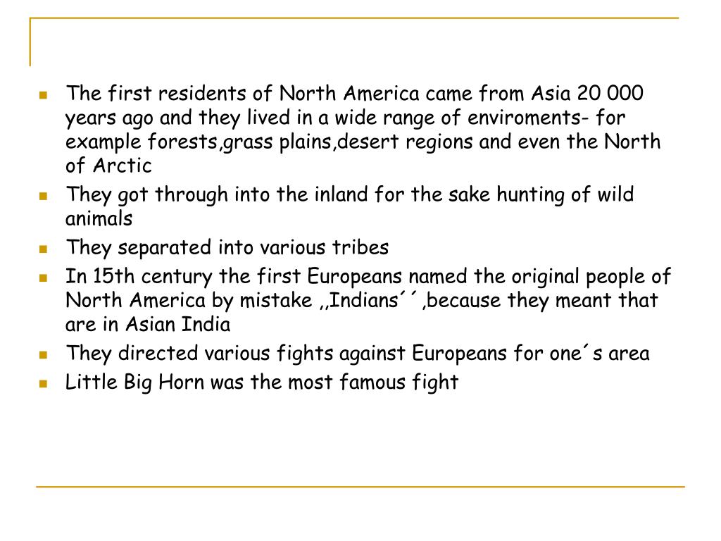 PPT - The History of North America Native Americans PowerPoint ...