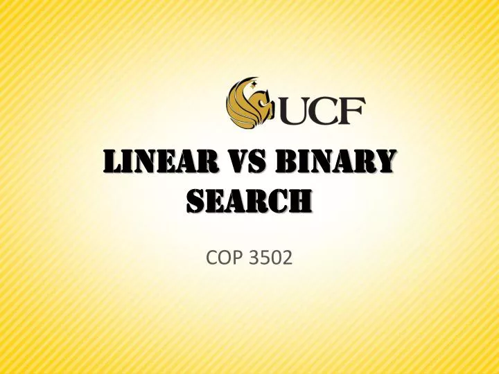 PPT - Linear vs Binary Search PowerPoint Presentation, free download ... PPT - Linear vs Binary Search PowerPoint Presentation, free download ...
