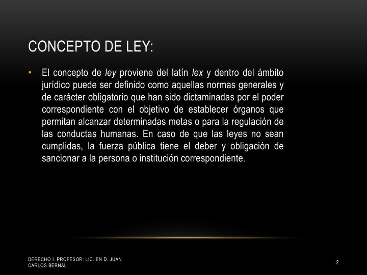 PPT - LEY Y PROCESO LEGISLATIVO (creación de la ley) PowerPoint ...