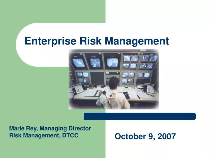 PPT - Enterprise Risk Management PowerPoint Presentation, free download ...