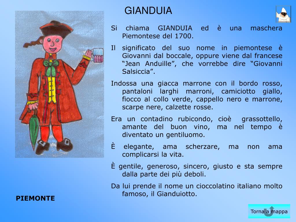 PPT - Le maschere nelle tradizioni regionali italiane PowerPoint ...