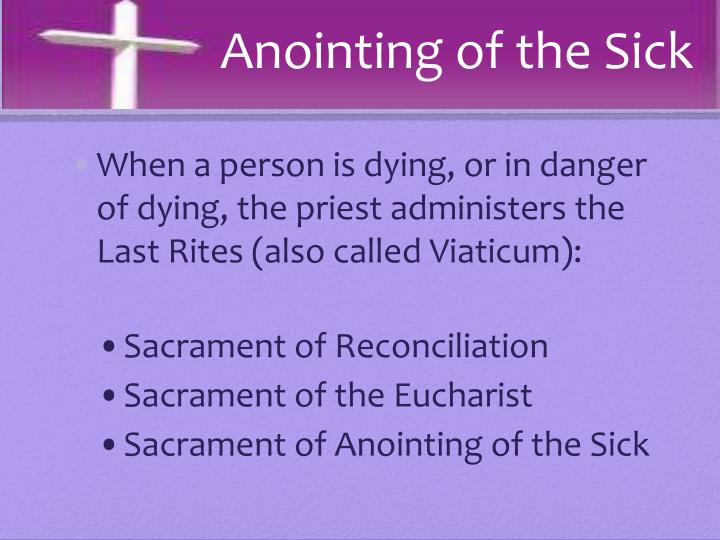 PPT - Sacraments of Healing PowerPoint Presentation - ID:4935455